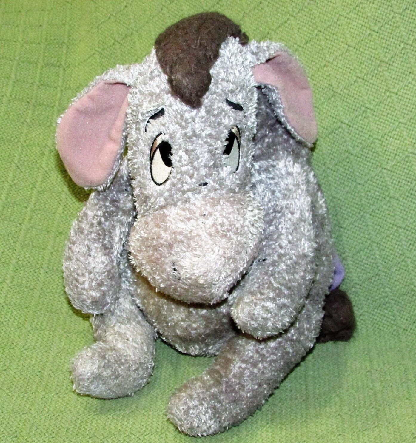 12" EEYORE DISNEY GREY Plush Stuffed Animal WINNIE THE POOH FRIEND ...