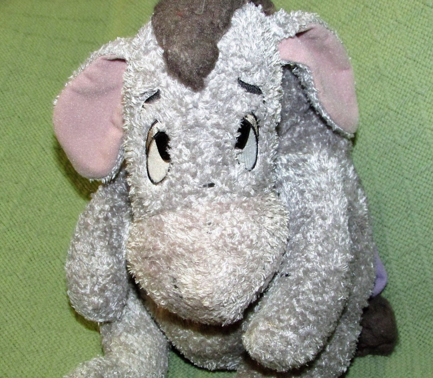 12" EEYORE DISNEY GREY Plush Stuffed Animal WINNIE THE POOH FRIEND ...