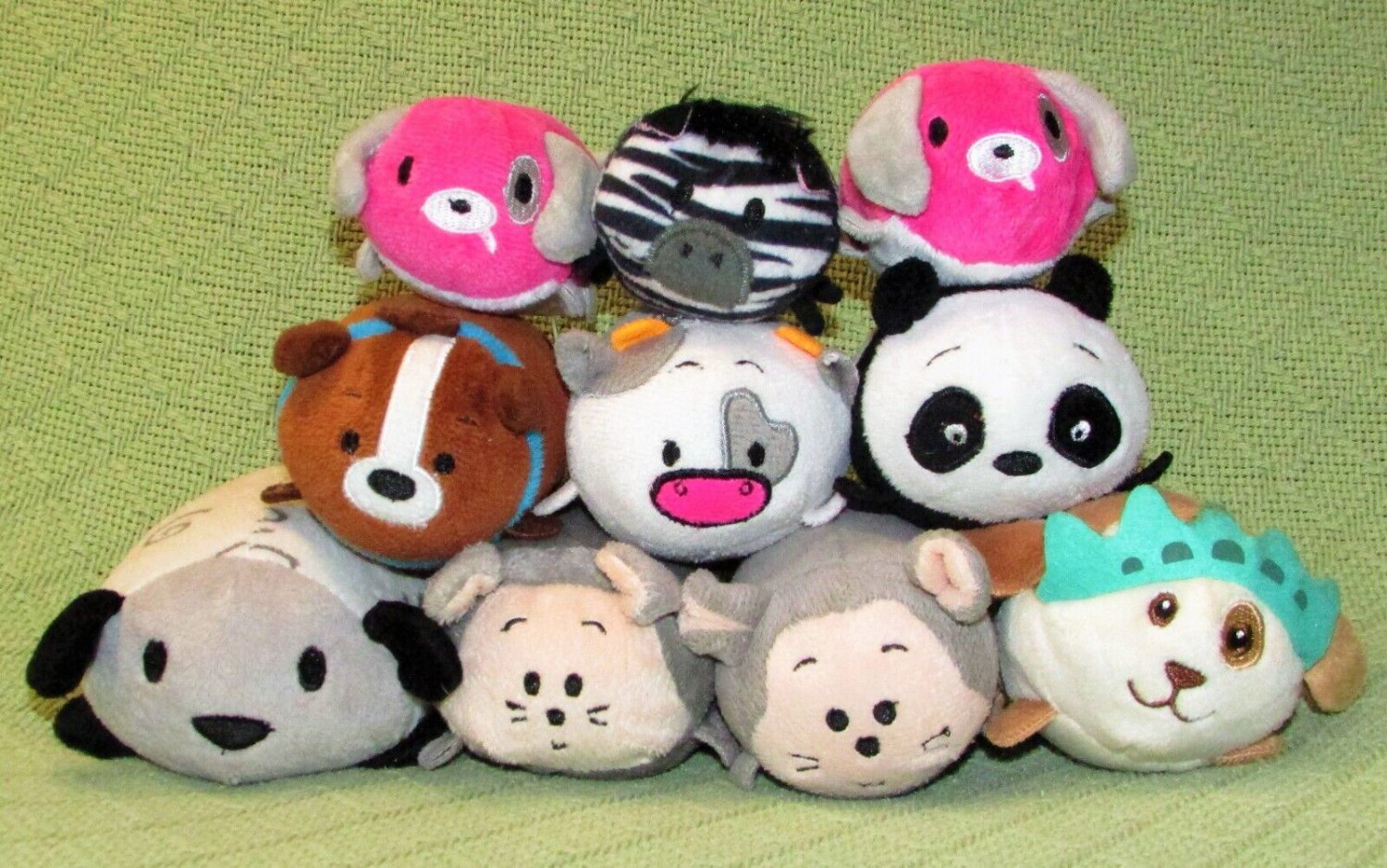 STACKING PLUSH LOT OF 9 BUN BUN STACKINS STATUE OF LIBERTY + STUFFED ...
