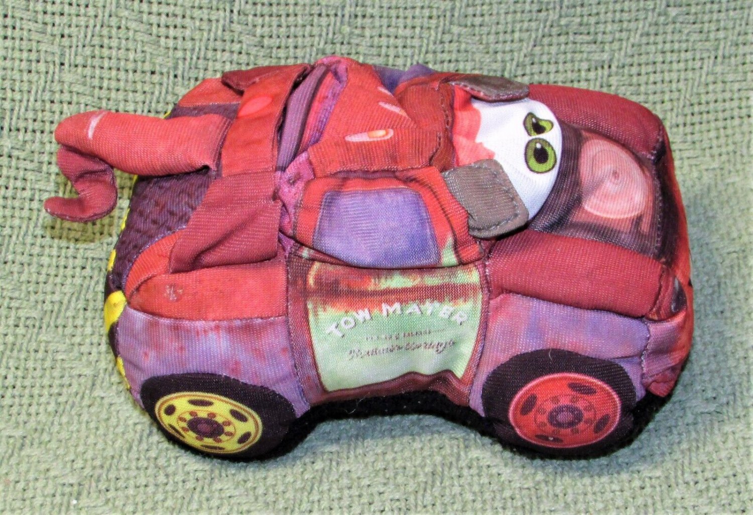 DISNEY CARS PLUSH LIGHTNING McQUEEN AND TOWMATER 6" & 7" STUFFED ...