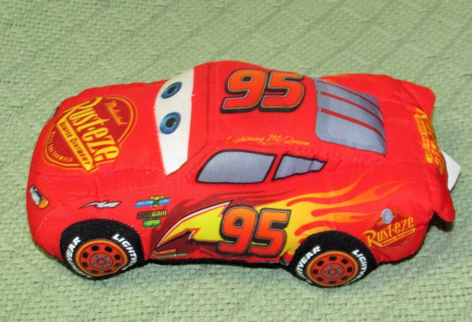 DISNEY CARS PLUSH LIGHTNING McQUEEN AND TOWMATER 6" & 7" STUFFED ...