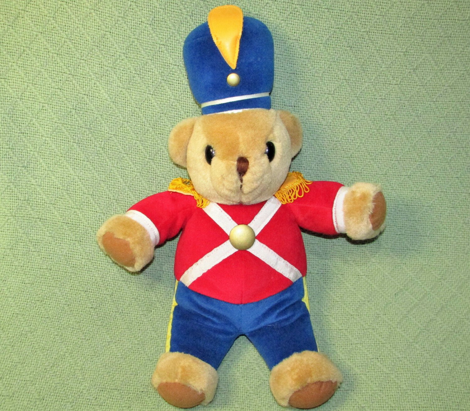 VINTAGE 17" SOLDIER TEDDY STUFFED ANIMAL GOLDEN BEAR CO. AAFES ...