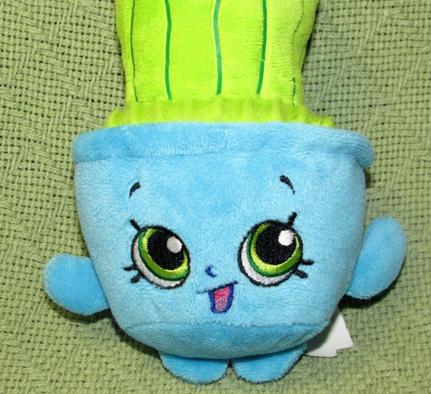 SHOPKINS CACTUS PRICKLES MOOSE PLUSH STUFFED GREEN BLUE PURPLE FLOWER 7 ...