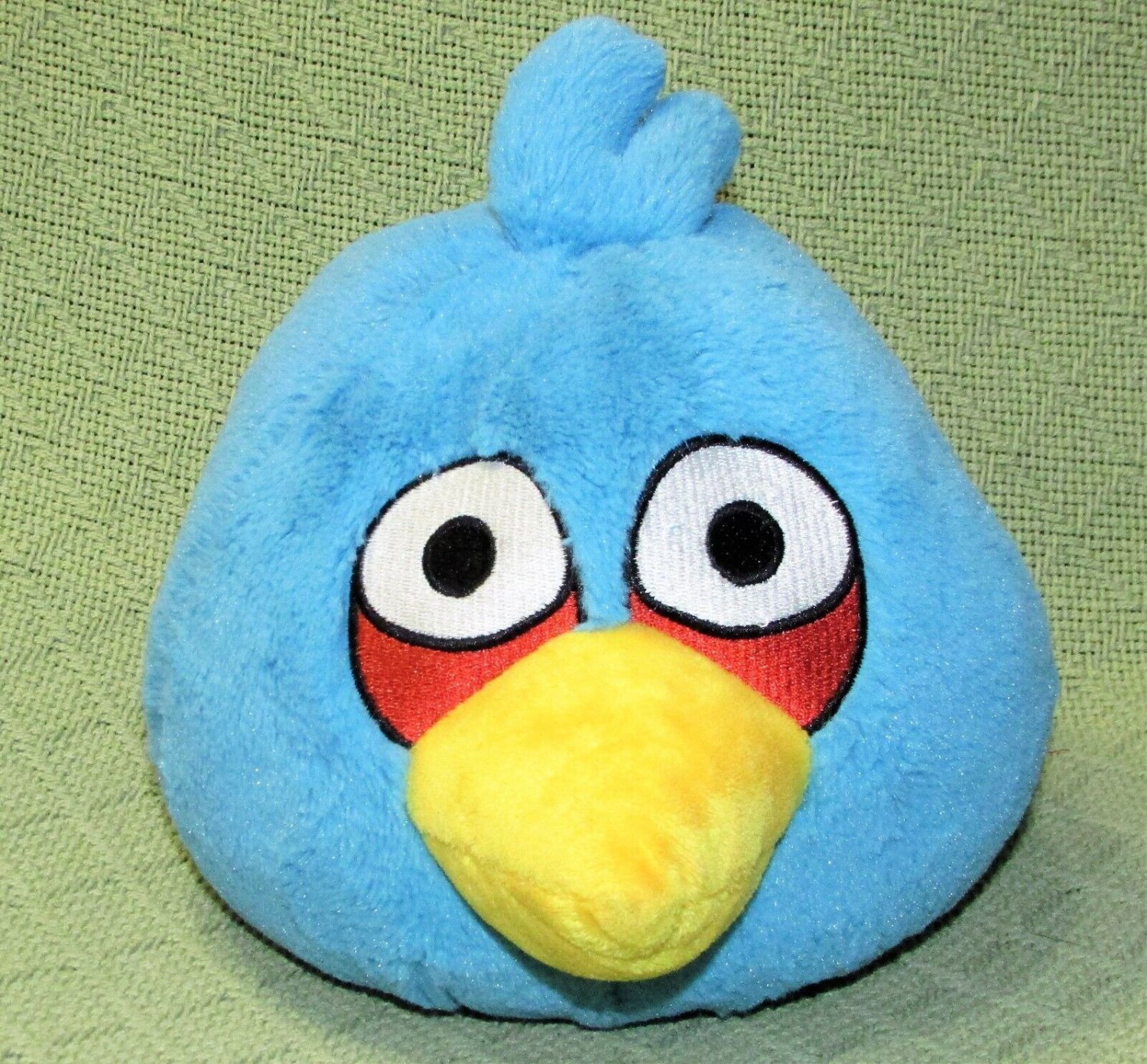 7" ANGRY BIRDS BLUE JIM JAY COMMONWEALTH STUFFED ANIMAL CHARACTER TOY 2010