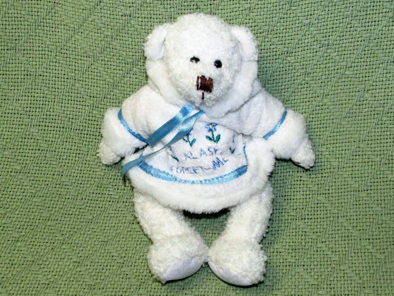 ALASKA FORGET ME NOT TEDDY PLUSH ARCTIC CIRCLE 8" STUFFED ANIMAL DOLL w ...