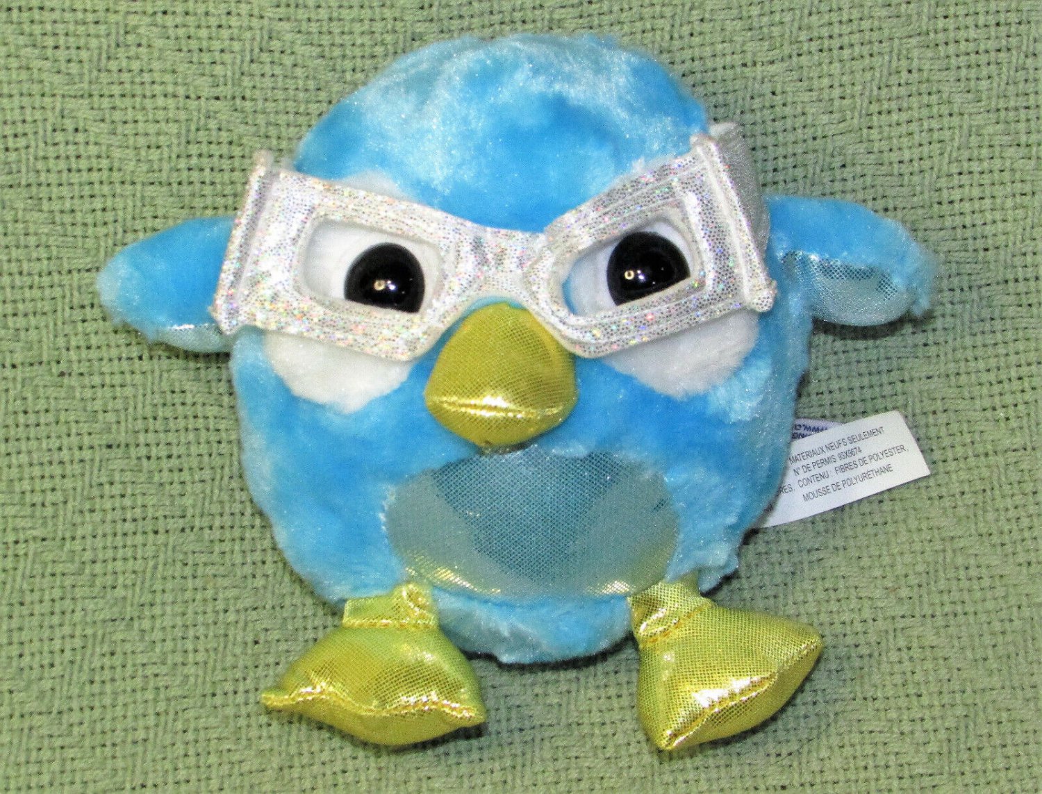5" AURORA GUMDROPS BLUE BIRD PLUSH POPSICLE STUFFED ANIMAL SPARKLY ...
