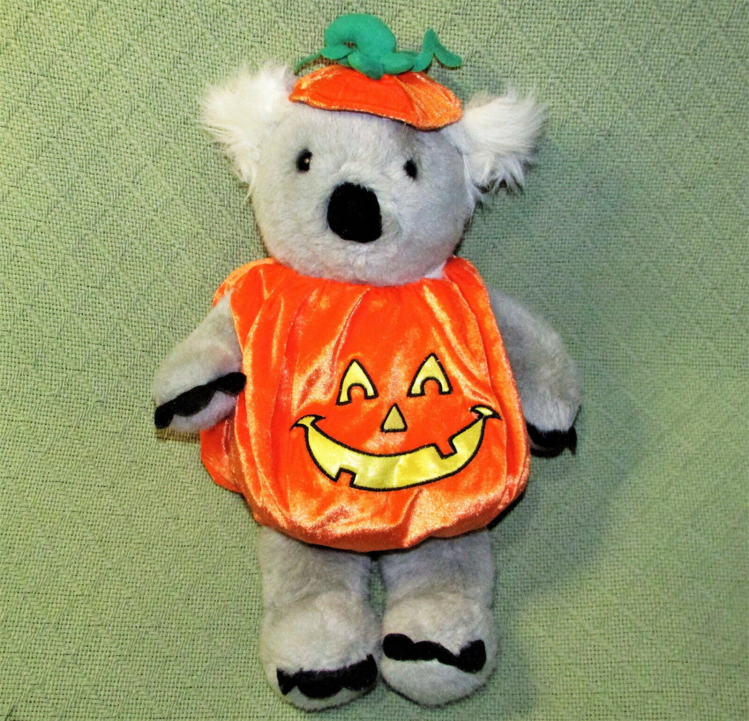 BUILD A BEAR KOALA 17" with PUMPKIN COSTUME STUFFED ANIMAL PLUSH GREY ...