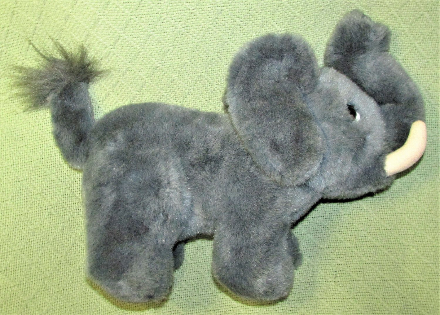 VINTAGE GREY ELEPHANT TB TRADING 16" LONG STUFFED ANIMAL LARGE PLUSH 13 ...