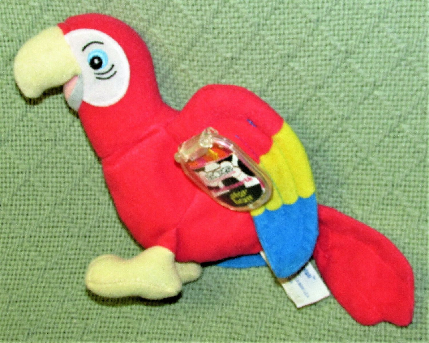 STAR BEAN 102 Dalmatians Waddlesworth PARROT with TAG Mattel Disney ...