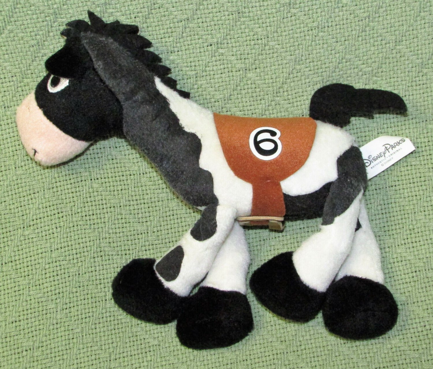 TOY STORY BULLSEYE RACE HORSE PLUSH STUFFED ANIMAL DISNEY PARK WHITE ...