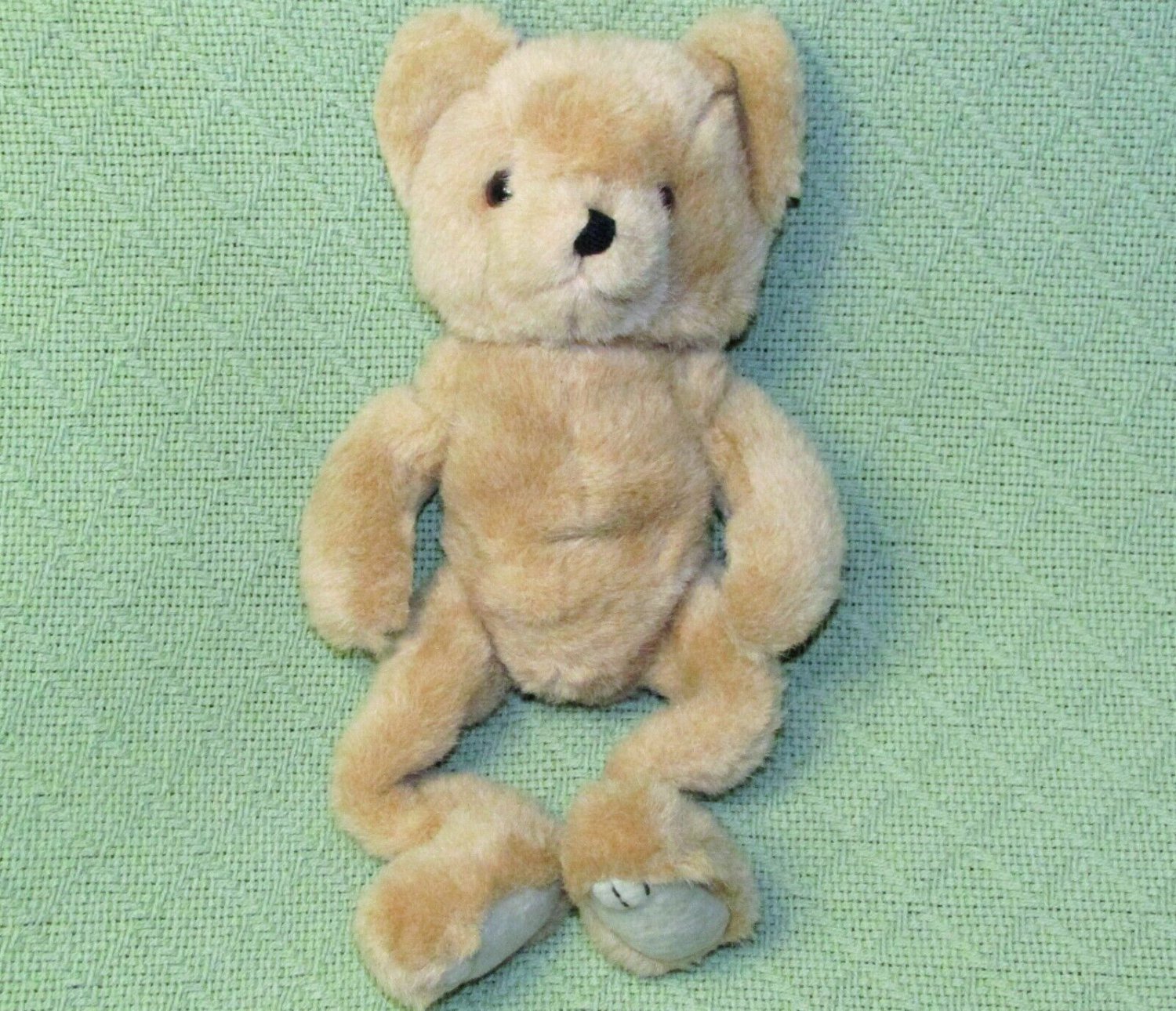 11" WANGS INTERNATIONAL FLOPPY BEANBAG TEDDY BEAR PLUSH STUFFED ANIMAL ...