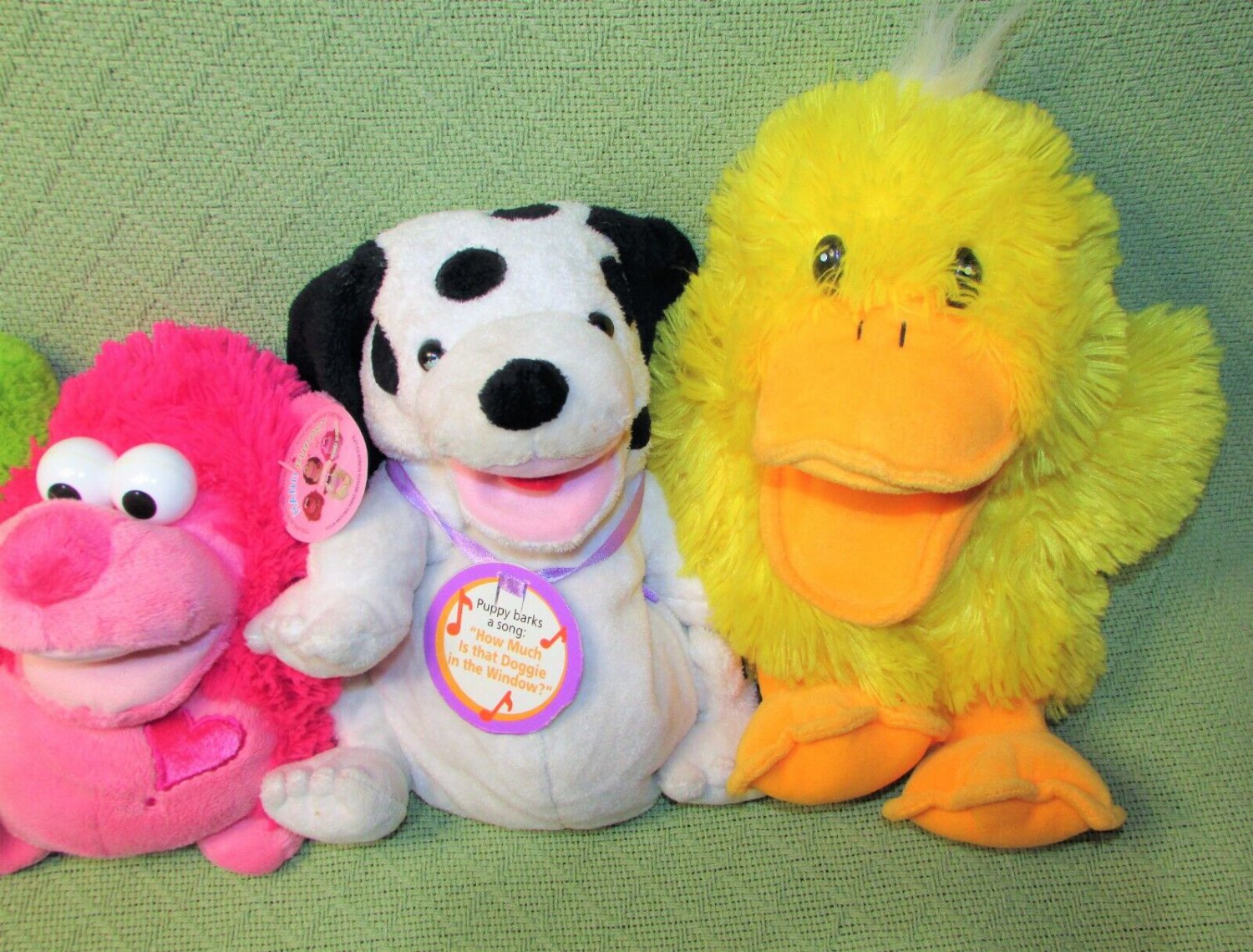 HAND PUPPET LOT FULL BODY PLUSH FROG DOG DUCK FINE TOY PARENT MAGAZINE ...