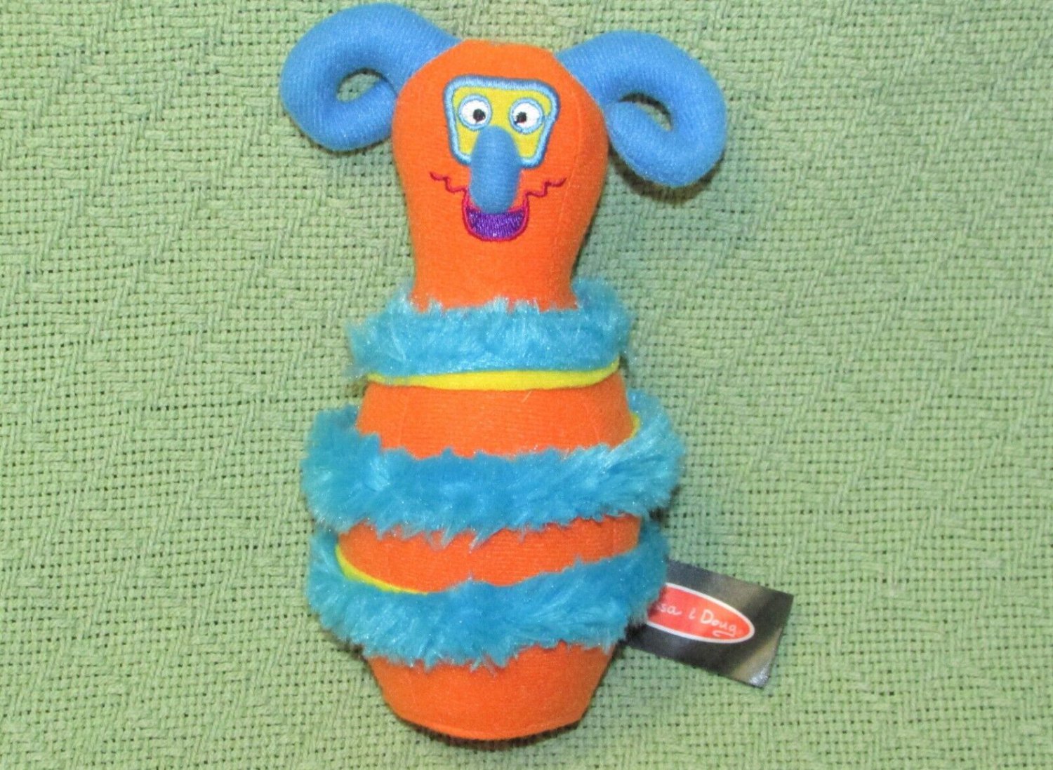MELISSA & DOUG MONSTER BOWLING PLUSH PIN ORANGE BLUE REPLACEMENT ...