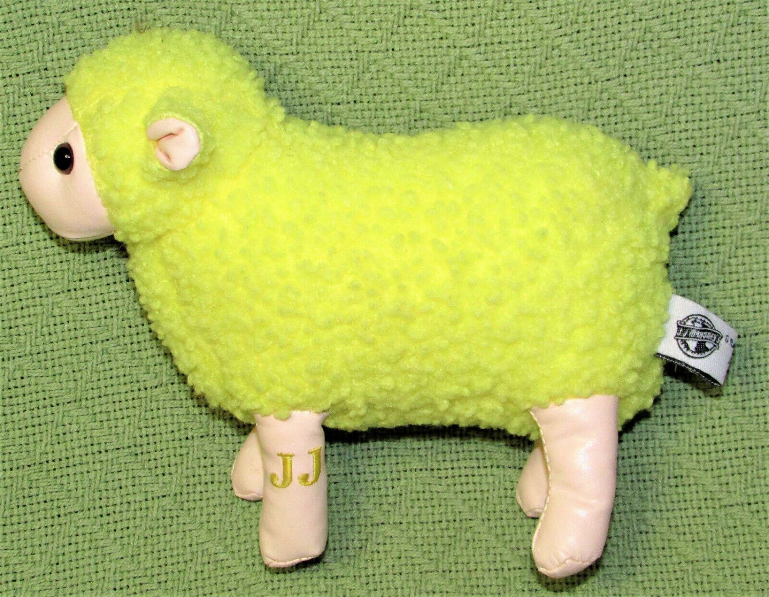 RARE GRAND HYATT SEOUL PLUSH YELLOW LAMB 9" JJ MAHONEYS VINYL LEGS FACE ...