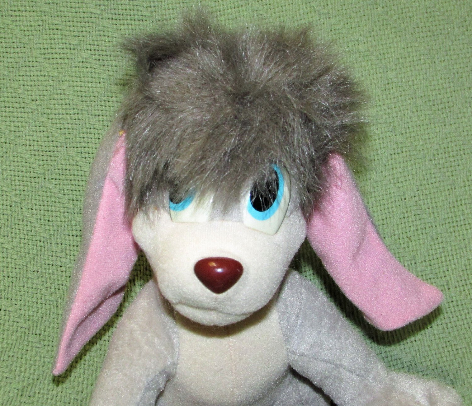 1997 ANASTASIA POOKA DOG 9" Plush Stuffed Princess Animal Royal Grey ...