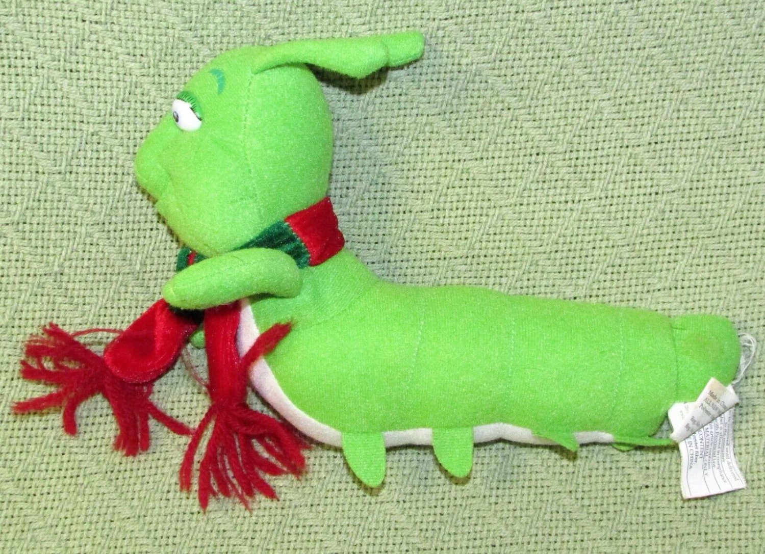 TOMMY NELSON GREEN CATERPILLAR HERMIE FRIENDS 9" PLUSH STUFFED ANIMAL ...