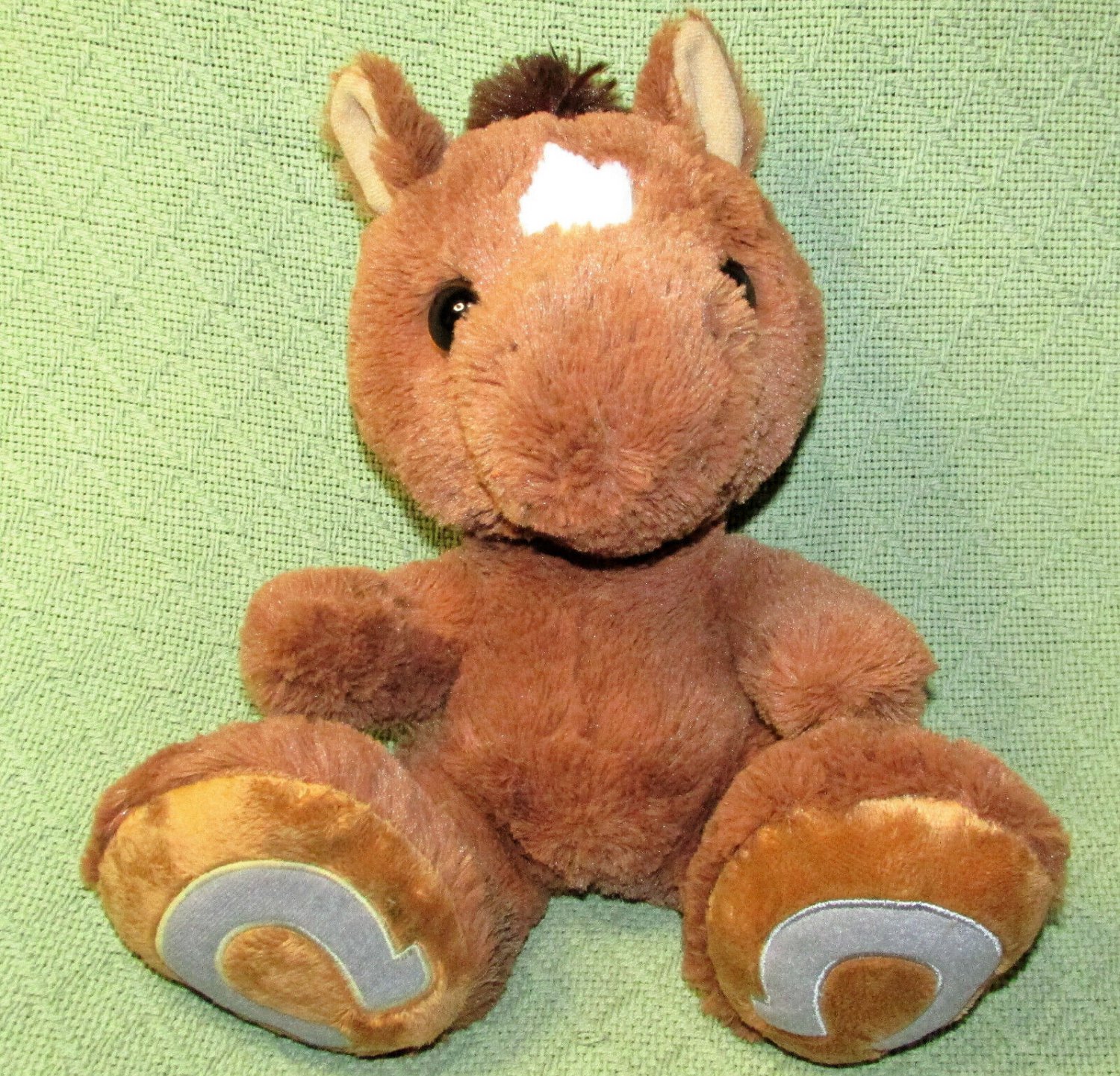 AURORA TADDLE TOES BABY HORSE STUFFED ANIMAL PLUSH BROWN 9" COLT ...