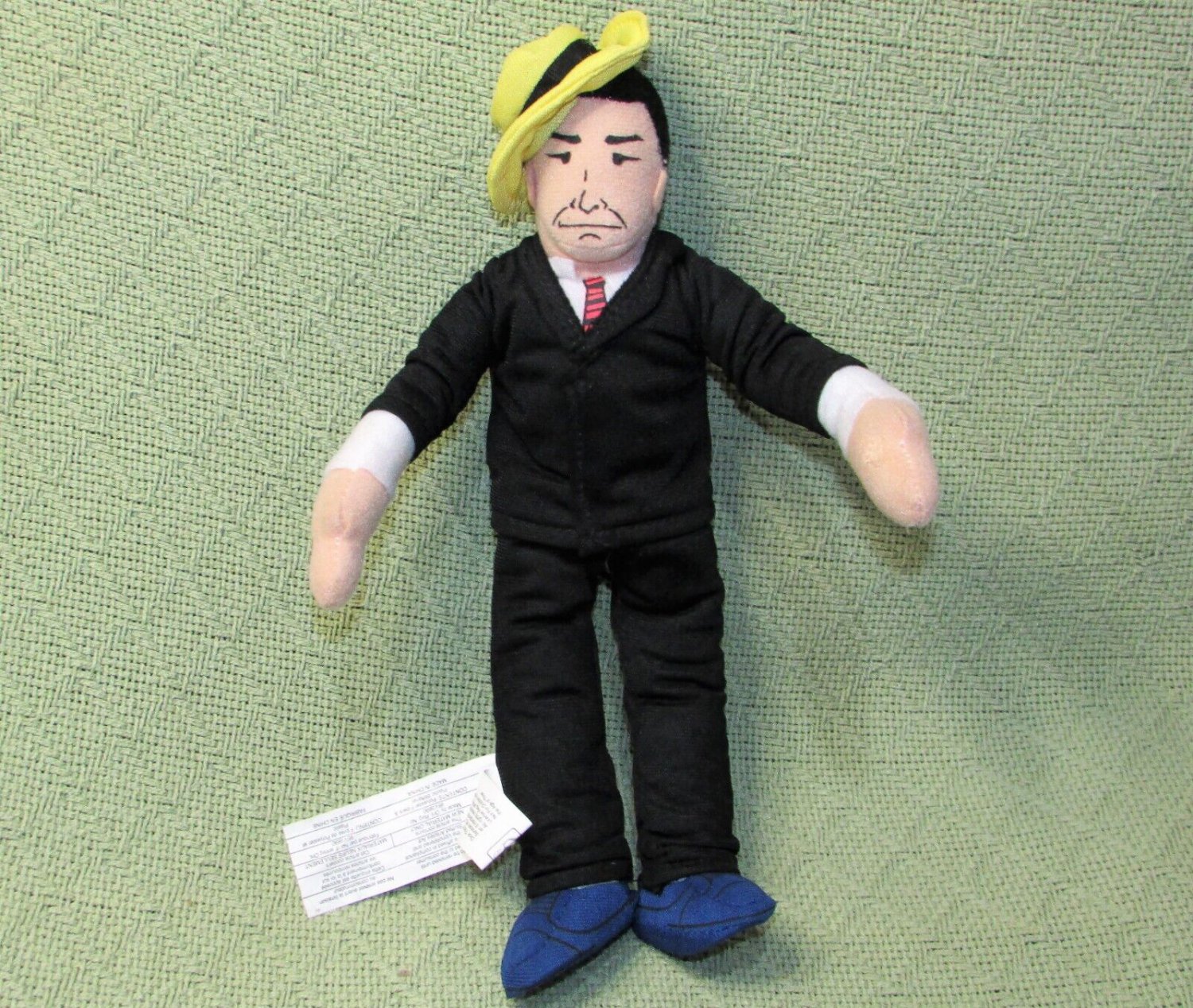 DICK TRACEY PLUSH DOLL 12" TOY NETWORK STUFFED CHARACTER DECTECTIVE ...