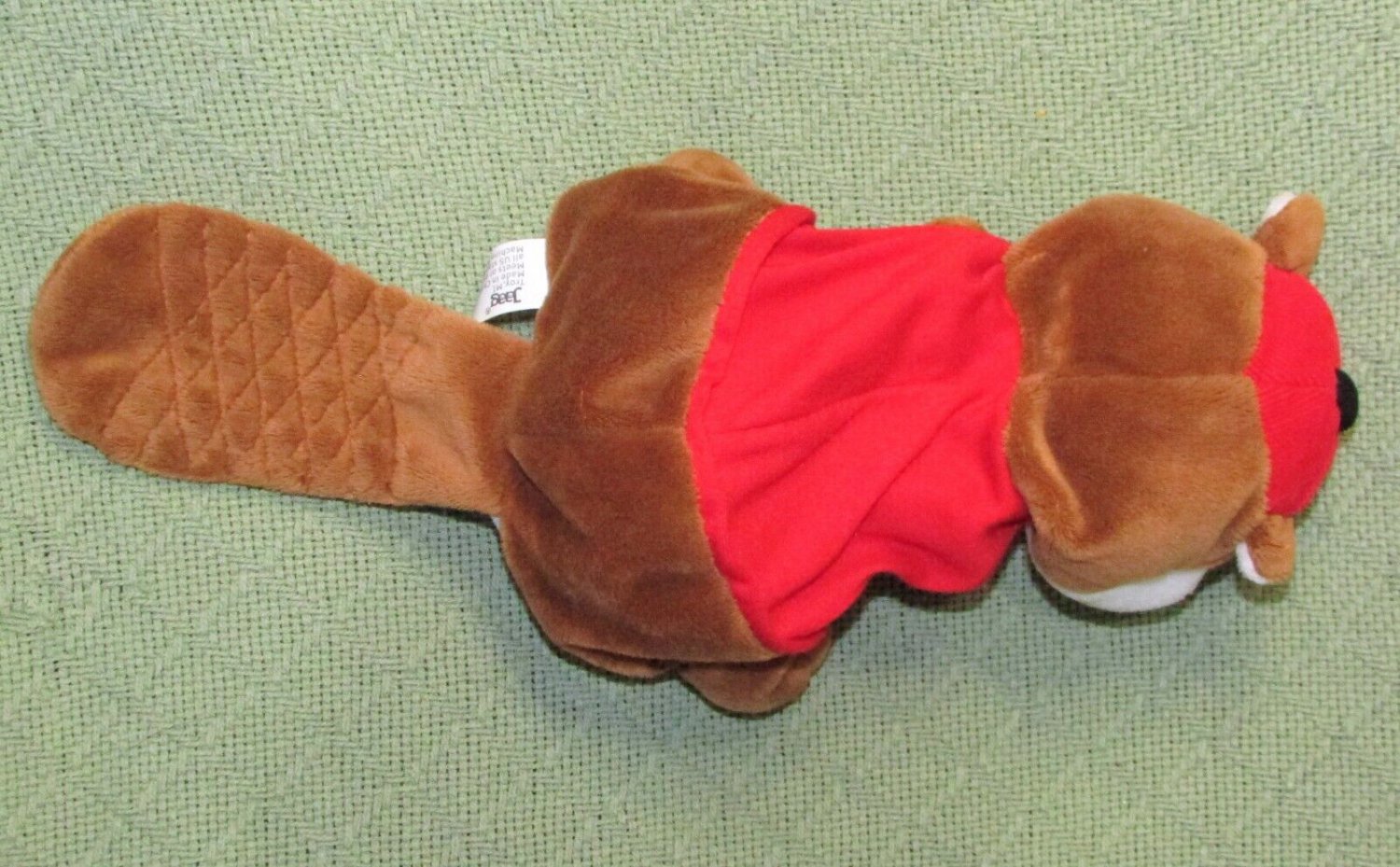 BUC EES PLUSH HAND PUPPET BUCKY THE BEAVER FULL BODY STUFFED ANIMAL ...