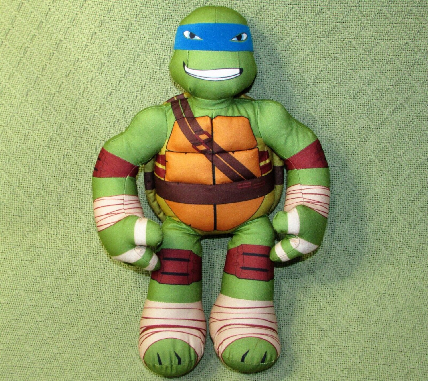 17" TEENAGE MUTANT NINJA TURTLES LEONARDO PLUSH STUFFED DOLL FIGURE ...