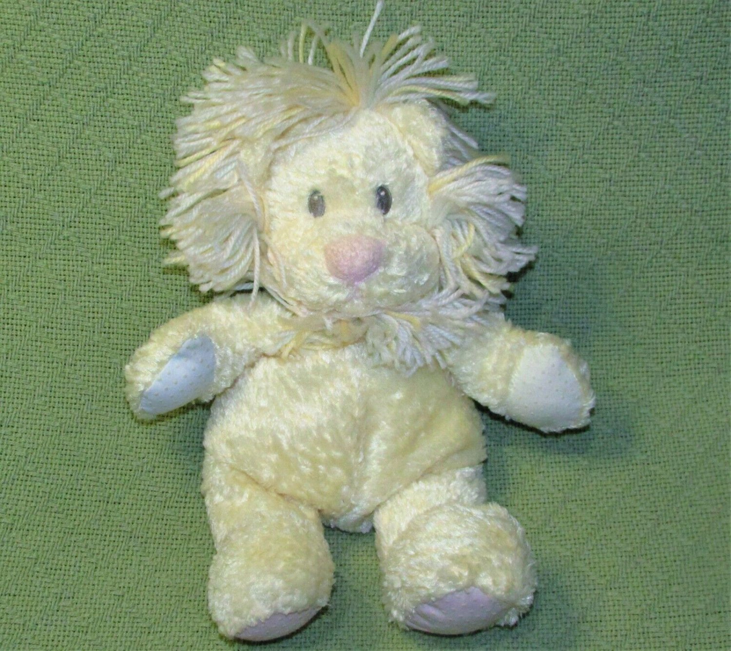 FIRST MAIN SNAGGLEPUSS LION PLUSH BABY STUFFED ANIMAL SOFT YELLOW ...