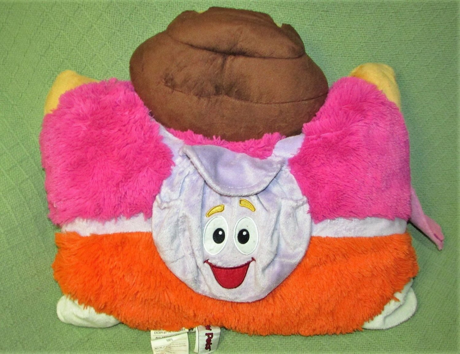 DORA the Explorer PILLOW PETS Plush Stuffed 2011 Nickelodeon 17"x18 ...