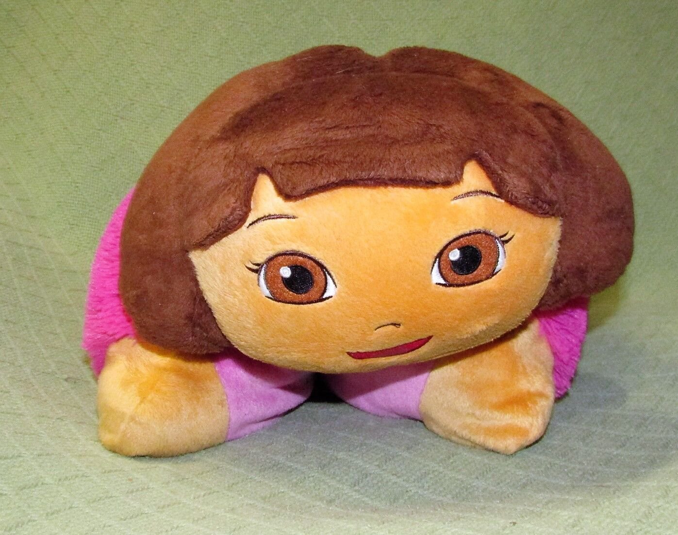 DORA the Explorer PILLOW PETS Plush Stuffed 2011 Nickelodeon 17"x18 ...