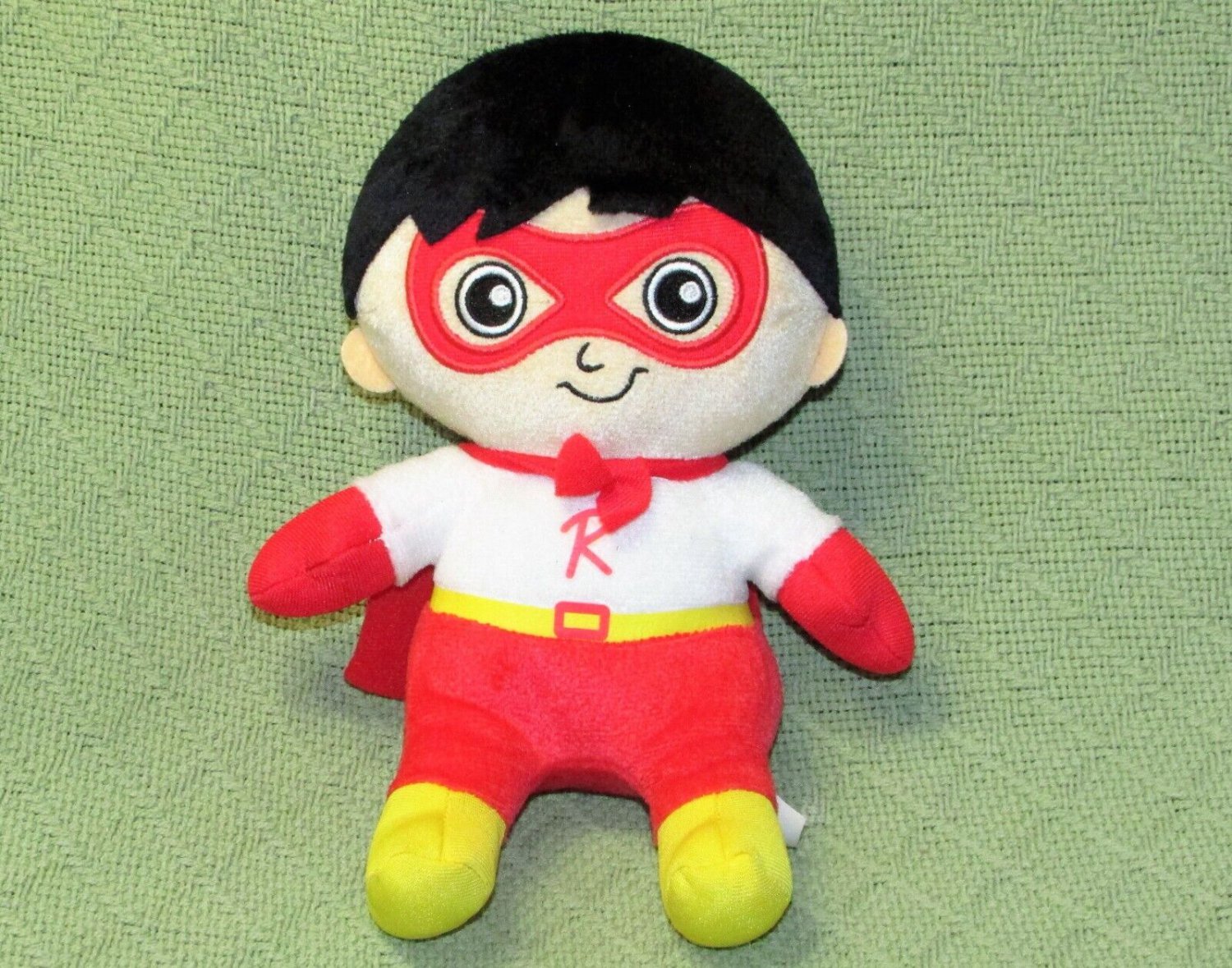 8" RYAN'S WORLD RED TITAN PLUSH STUFFED SUPER HERO DOLL POCKETWATCH TOY ...