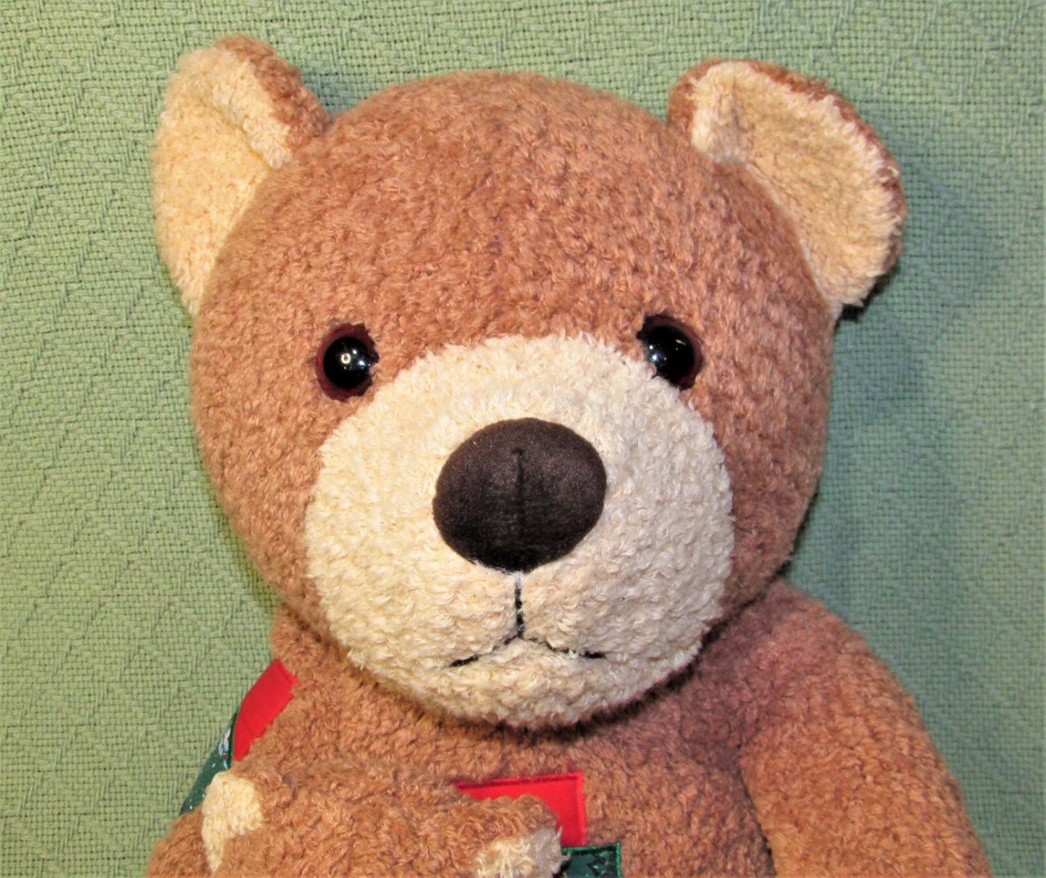 1999 TEDDY BEAR PATCHES 16" PLUSH WITH BABY CUB VINTAGE KIDS PREFERRED ...