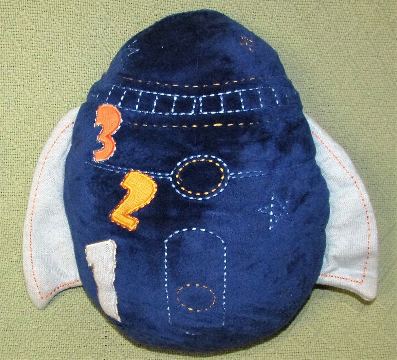 15" CIRCO ROCKET Plush SPACESHIP Pillow Stuffed Blast Off TARGET Navy ...