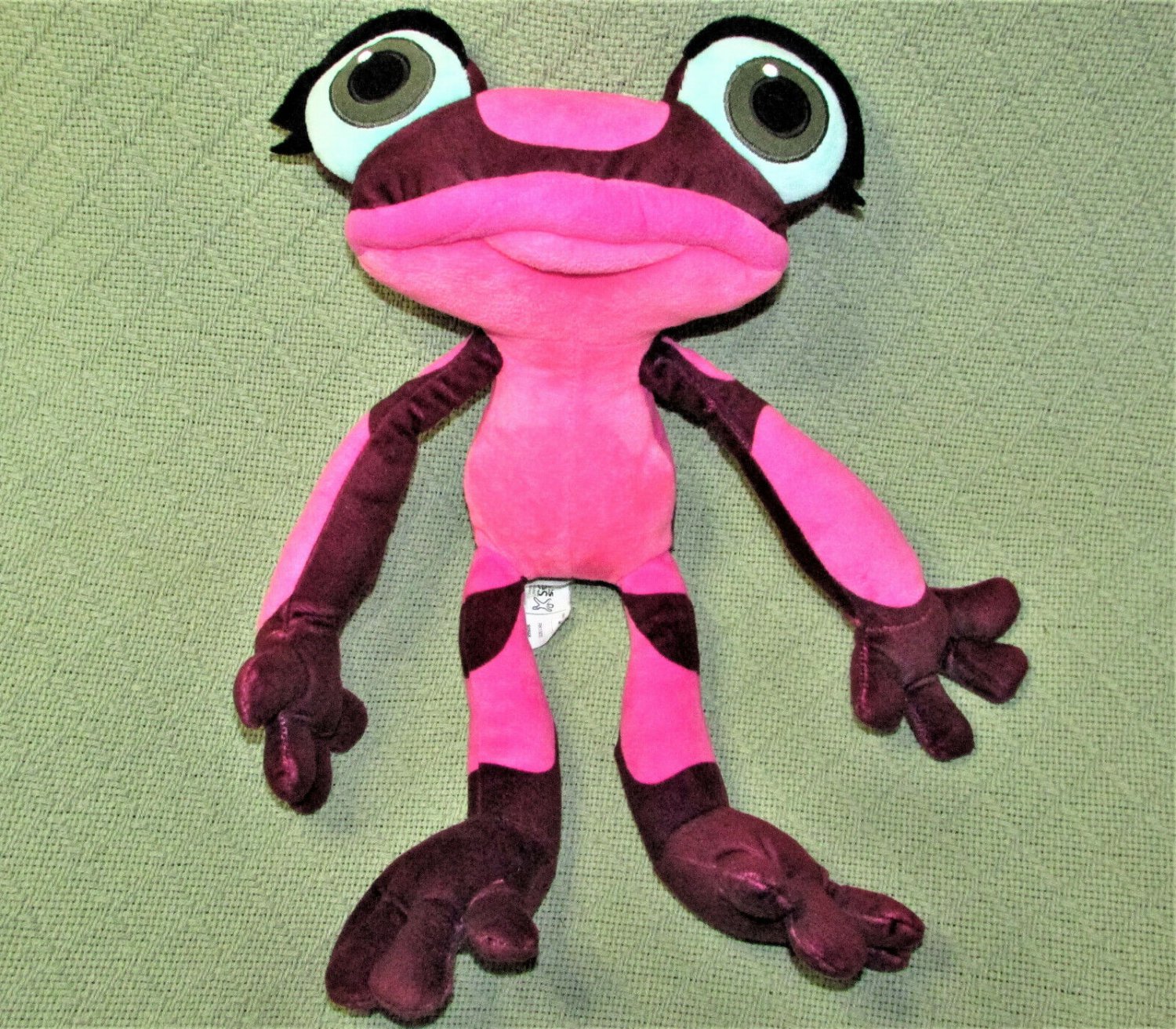 KOHLS GABI RIO 2 POISON DART FROG HOT PINK PLUSH STUFFED ANIMAL 16 ...