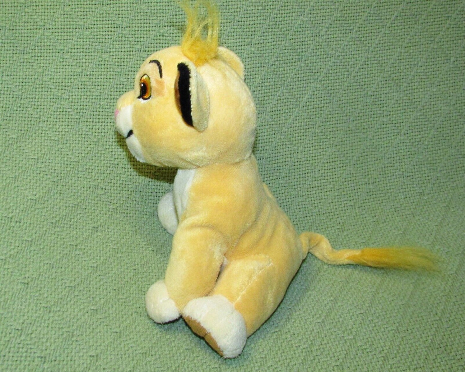 LION KING YOUNG SIMBA PLUSH DISNEY STORE CUB 7" STUFFED ANIMAL SOFT ...