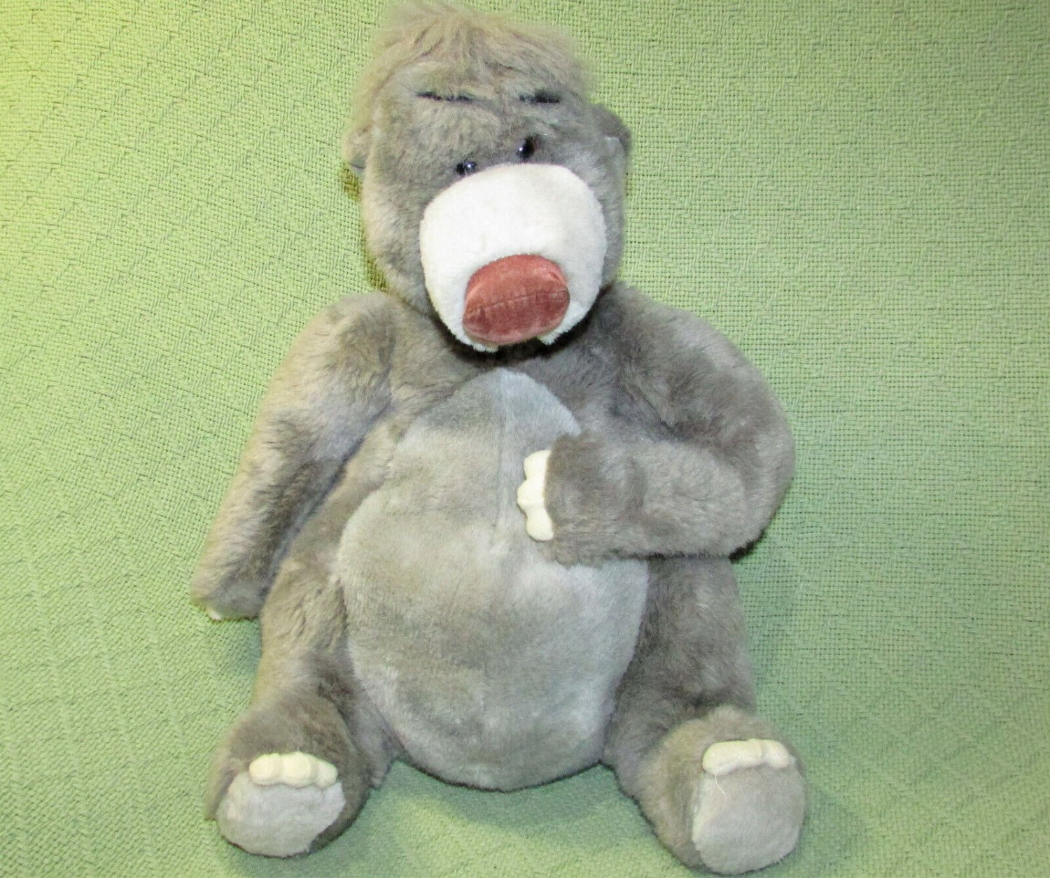 DISNEY BALOO JUNGLE BOOK EXCLUSIVE STUFFED ANIMAL BEAR 15" BIG PLUSH TOY