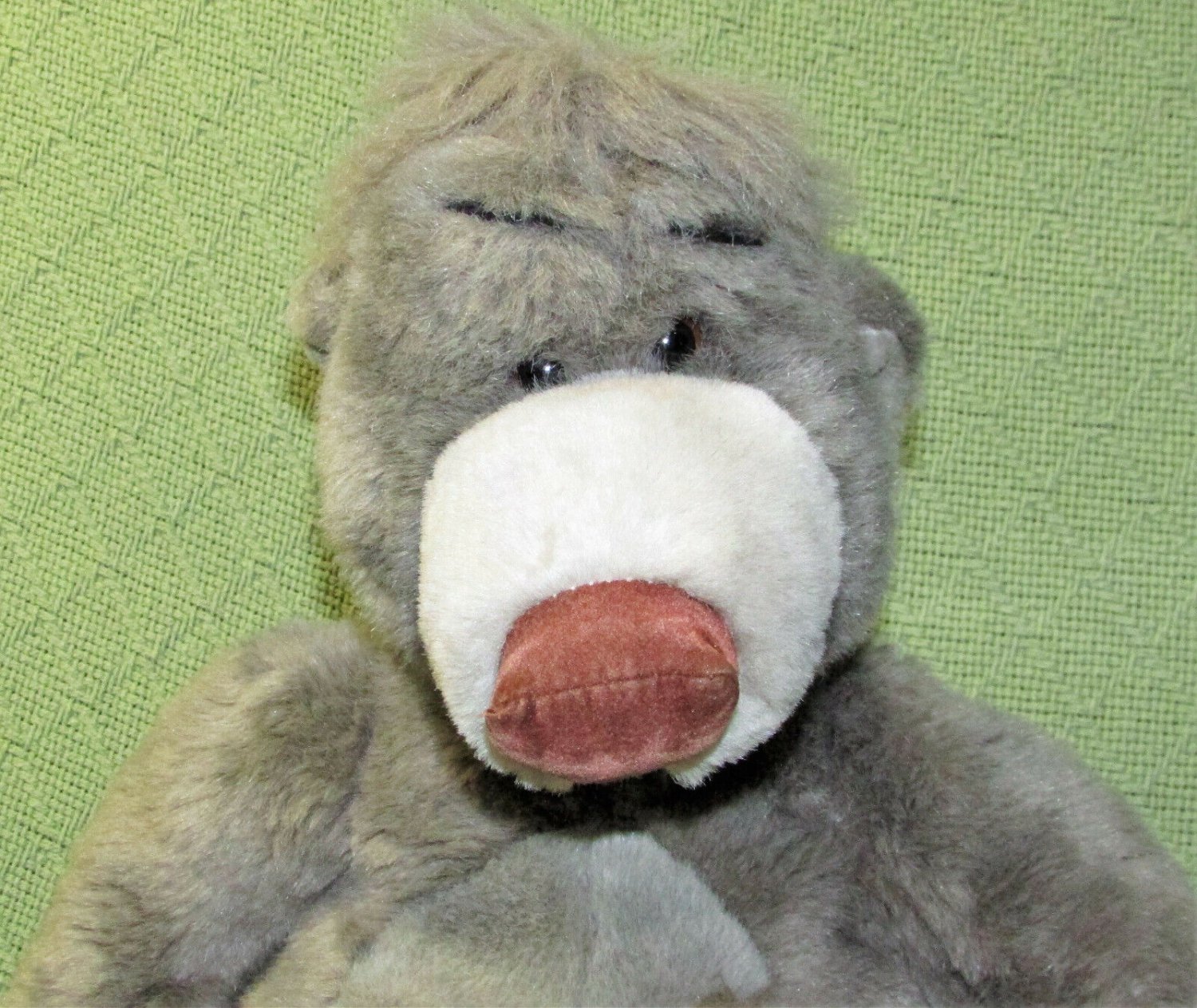 DISNEY BALOO JUNGLE BOOK EXCLUSIVE STUFFED ANIMAL BEAR 15" BIG PLUSH TOY