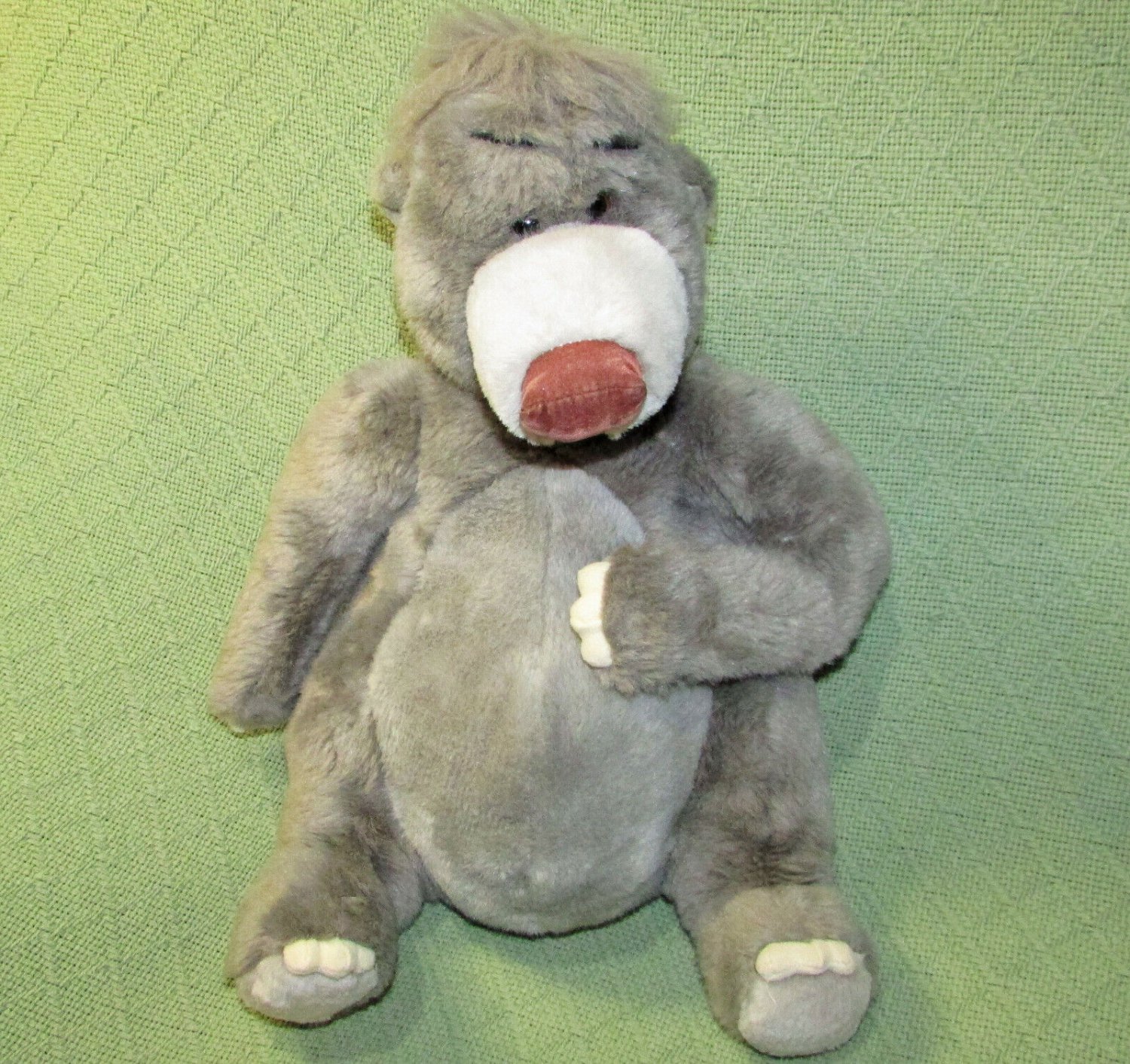 DISNEY BALOO JUNGLE BOOK EXCLUSIVE STUFFED ANIMAL BEAR 15" BIG PLUSH TOY