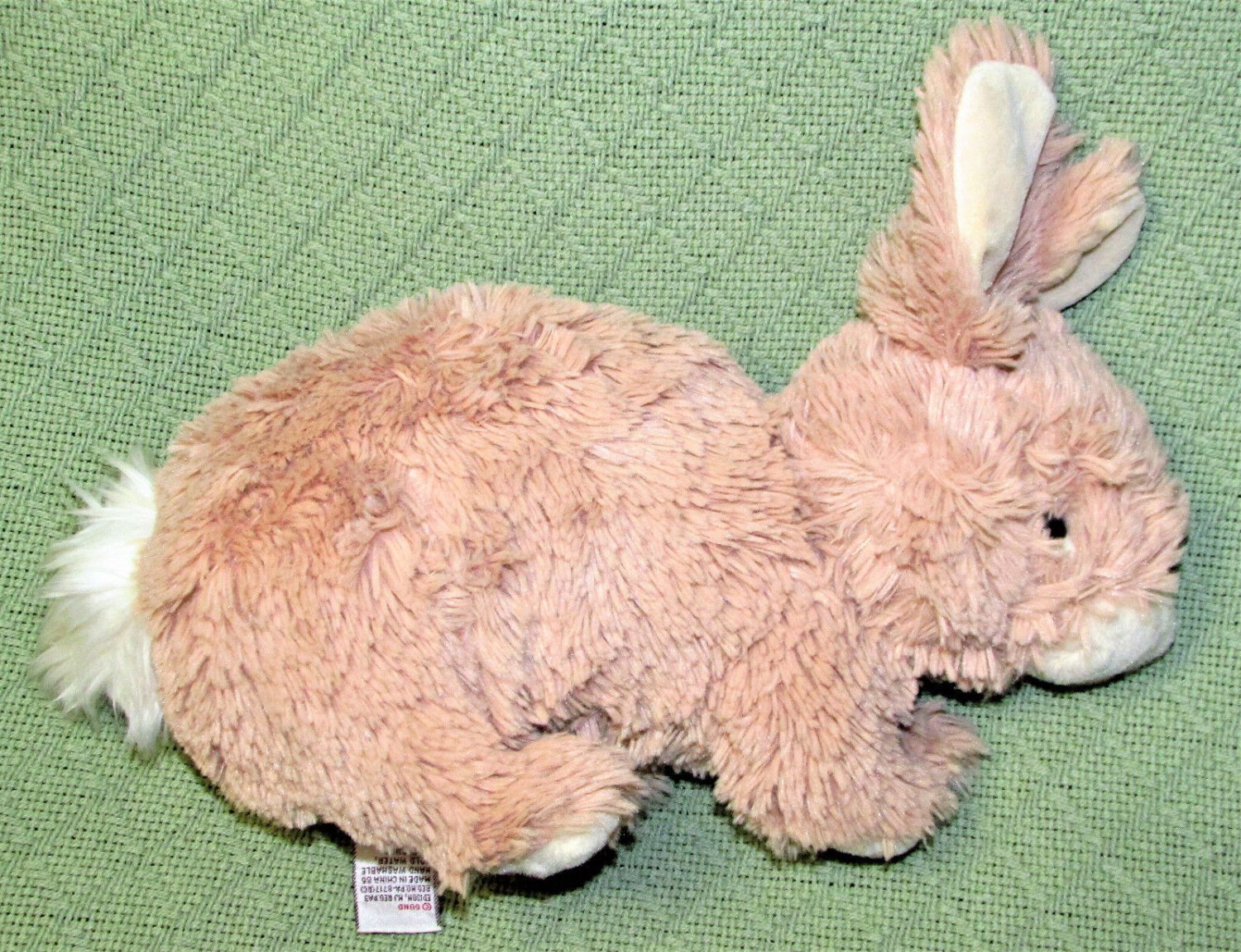 Gund WISPERS BUNNY 12" Rabbit Plush Stuffed Animal Tan White 4033512 ...