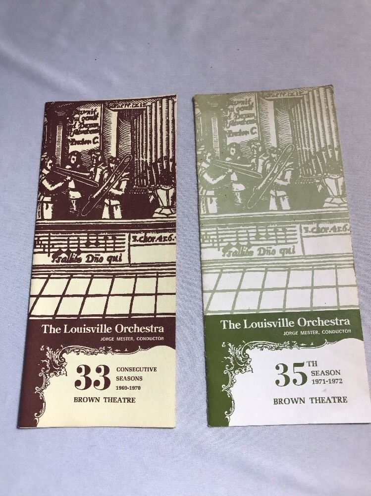 The Louisville Orchestra Pamphlet 33th & 35th season