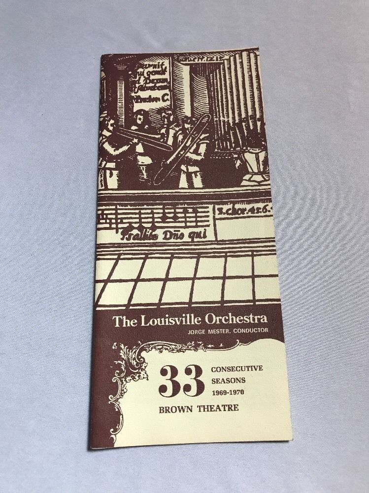 The Louisville Orchestra Pamphlet 33th & 35th season
