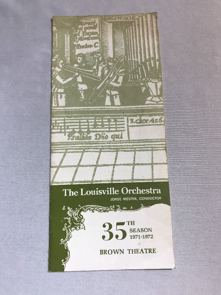 The Louisville Orchestra Pamphlet 33th & 35th season