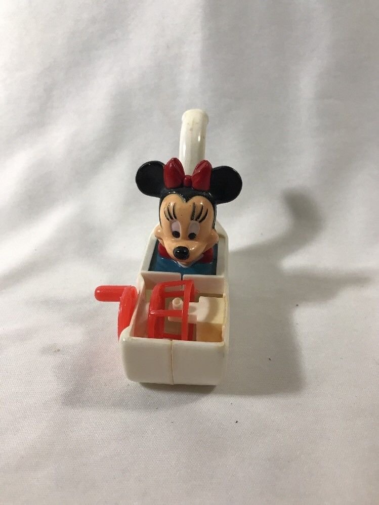 Walt Disney Tootsie Toy Minnie Mouse Bubble Pipe Blower White