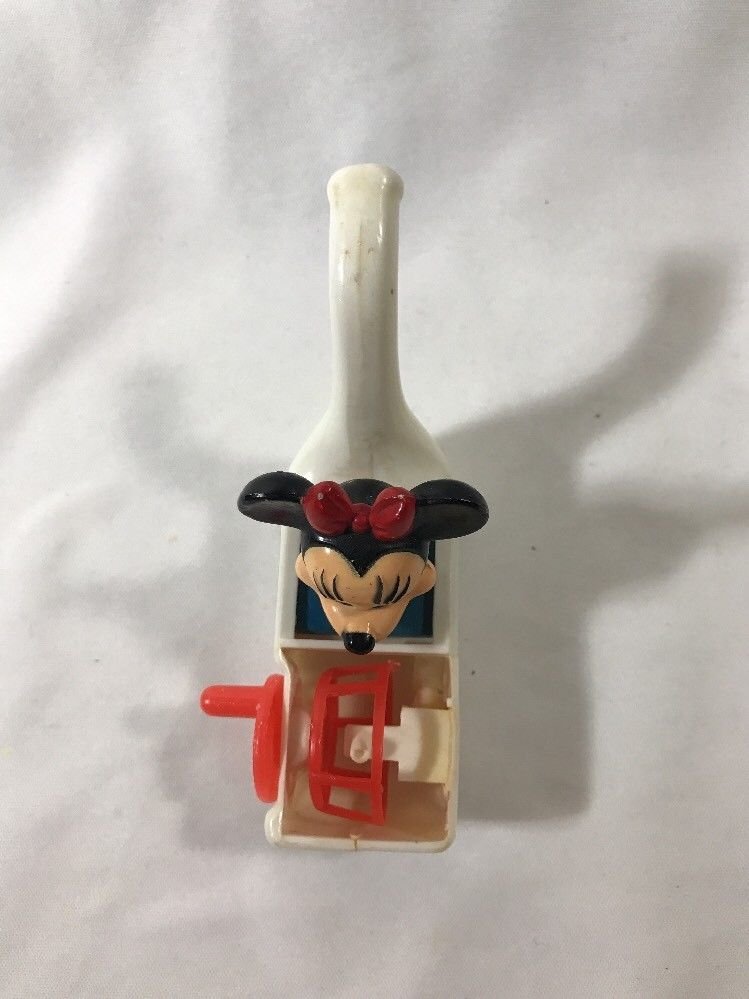 Walt Disney Tootsie Toy Minnie Mouse Bubble Pipe Blower White