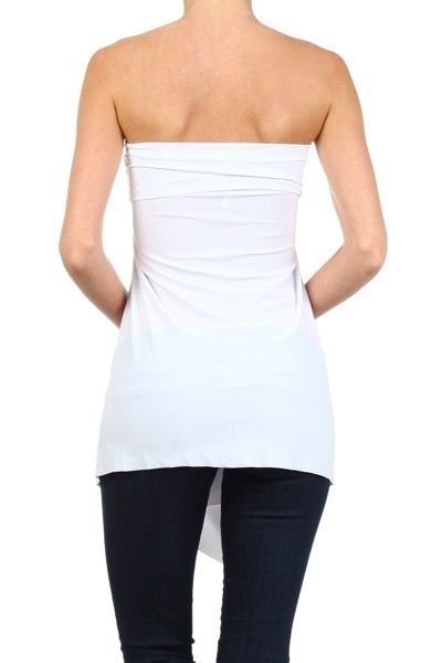 Metallic Silver Detailed Strapless Micro Mini Club Dress