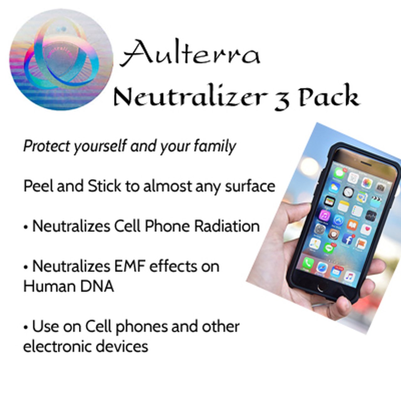 EMF Neutralizer Pack of 3