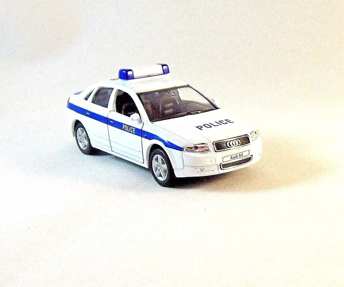 AUDI A4 POLICE CAR , WELLY 1/38 DIECAST CAR COLLECTOR'S MODEL, AUDI ...