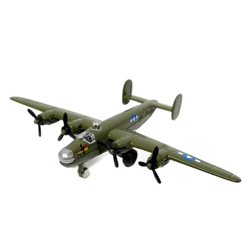 B-24 Liberator Bomber WW2 Diecast Aircraft Model, Motormax 4.5 Inch