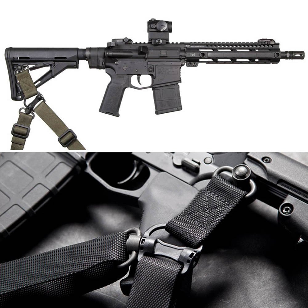 MS4 Dual QD Rifle Gun Slings Gen2 Tactical 1 or 2 Point Multi Mission ...