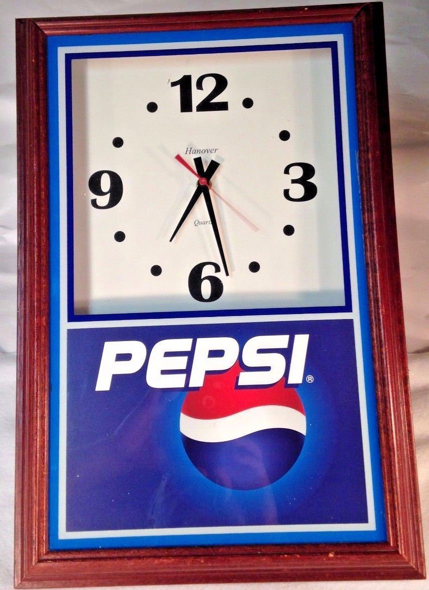 Vintage Hanover Pepsi Wall Clock