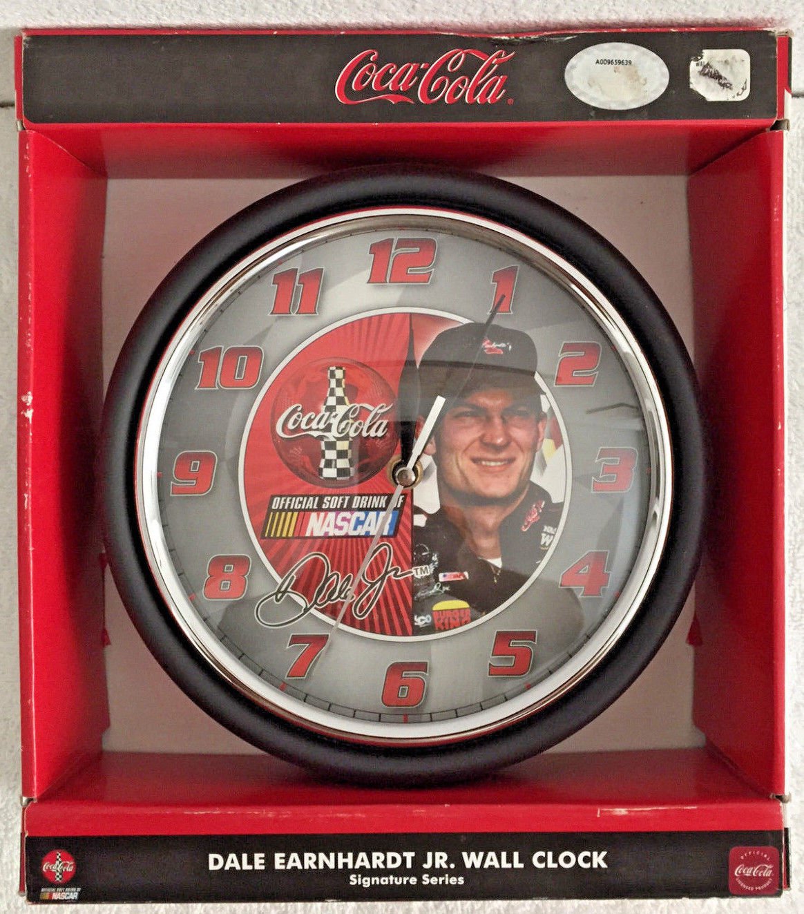Coca-Cola Nascar Dale Earnhardt Jr Wall Clock