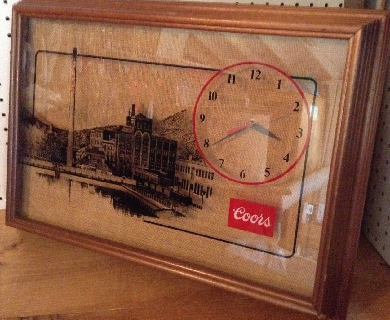Vintage Coors Brewery Wall Clock