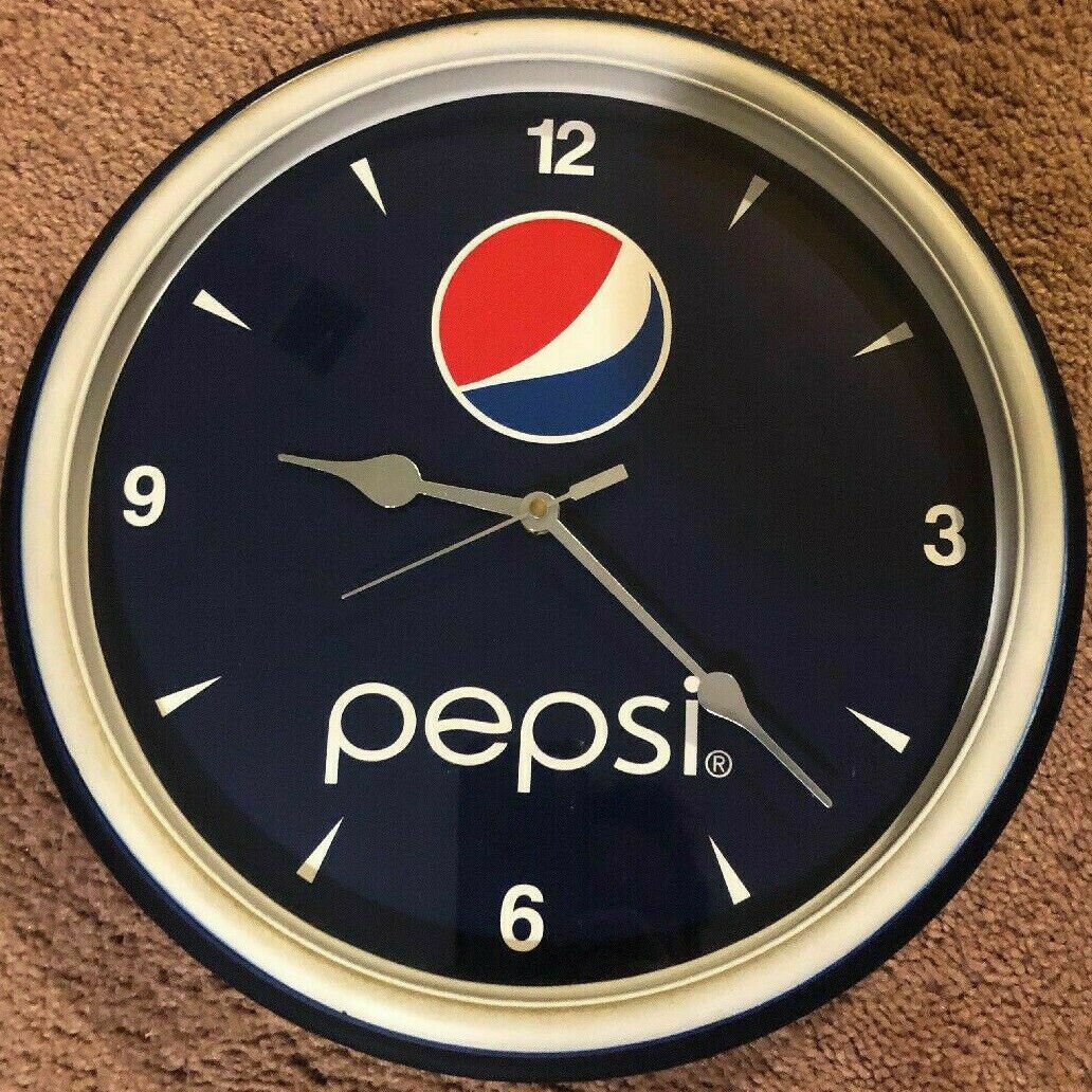 Vintage Pepsi Cola Advertising Wall Clock